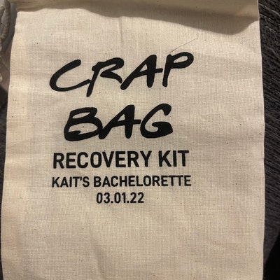 Crap Bag Recovery Kit Friends Themed Bachelorette Party Favors ...