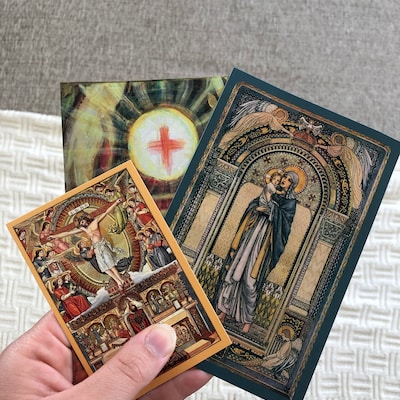 Holy Card Holy Mass Pack of 10/100/1000 Restored Vintage Holy Card - Etsy