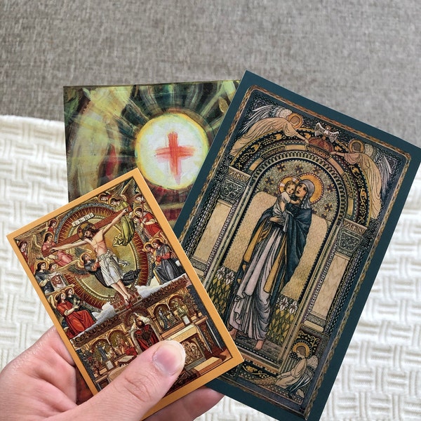 Holy Card – Holy Mass – Pack of 10/100/1000 – Restored Vintage Holy ...