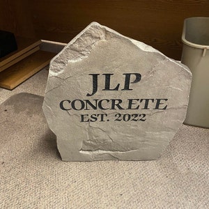 Personalized Monogram Name Rock Engraved Stone Custom Personalized ...