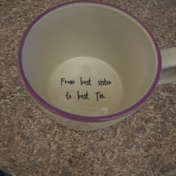 If You Can Read This.... Personalised Secret Message Cup - Etsy