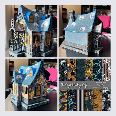 Horror Movies Seamless Digital Paper Pack, Scary Digital Paper Pattern ...