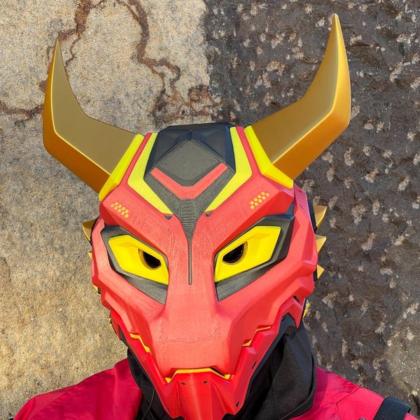 Cyber Mask- Future Mask, Cyberpunk Mask, Tech Mask, Glowing Mask ...