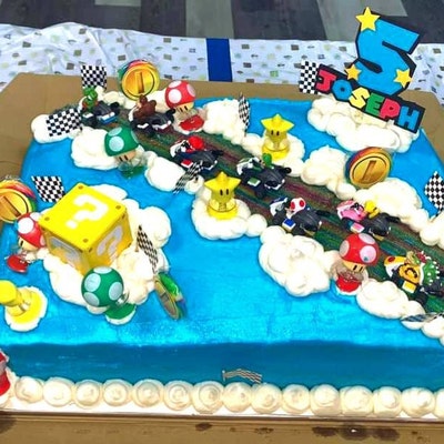 3D Mario Inspired Custom Cake Topper - Etsy