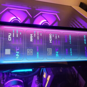 SENSOR PANEL TEMPLATE 515 X 1920 12.6 Displays for Uses With Aida64 - Etsy