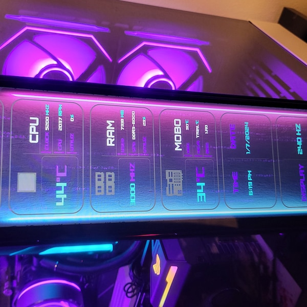 SENSOR PANEL TEMPLATE 515 X 1920 (12.6" Displays) *for Uses With Aida64 ...