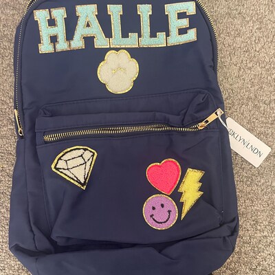 NEW Nylon Backpack Personalized Backpack Customizable Backpack Letter ...