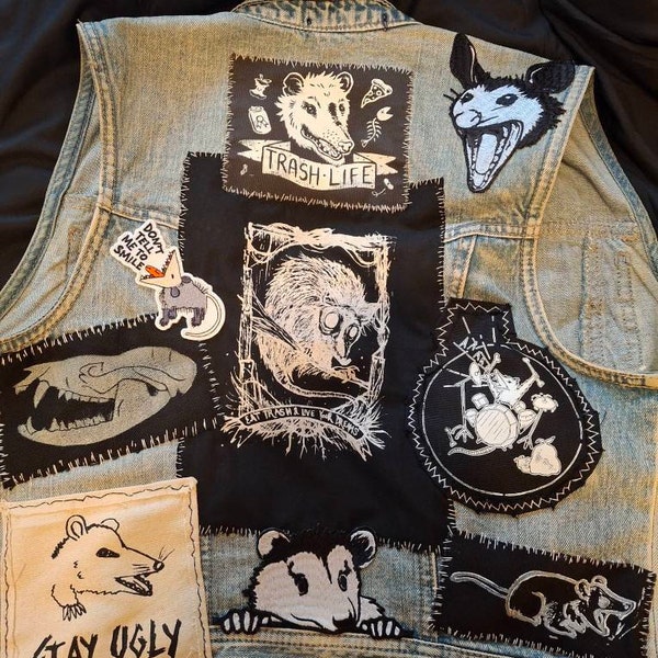 Spine Back Patch • Goth Patch • Patch Bone • Large Patch • Embroidered Patch • Skeleton • Horror ...