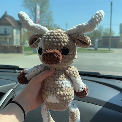 Longhorn Crochet Pattern Longhorn Cow Pattern, Amigurumi Longhorn Cow ...