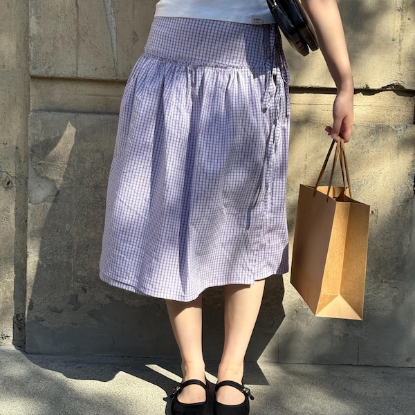 Ida Skirt PDF Sewing Pattern | Adjustable Wrap Skirt With Ties ...