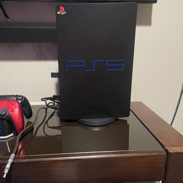 Playstation 5 PS5 | Retro PS2 Logo Themed Face Plate Case Cover - Etsy