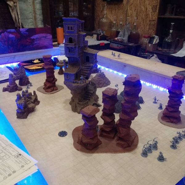 Cliff Slum House - DND Aos Pathfinder Conquest Miniatureland Tabletop ...