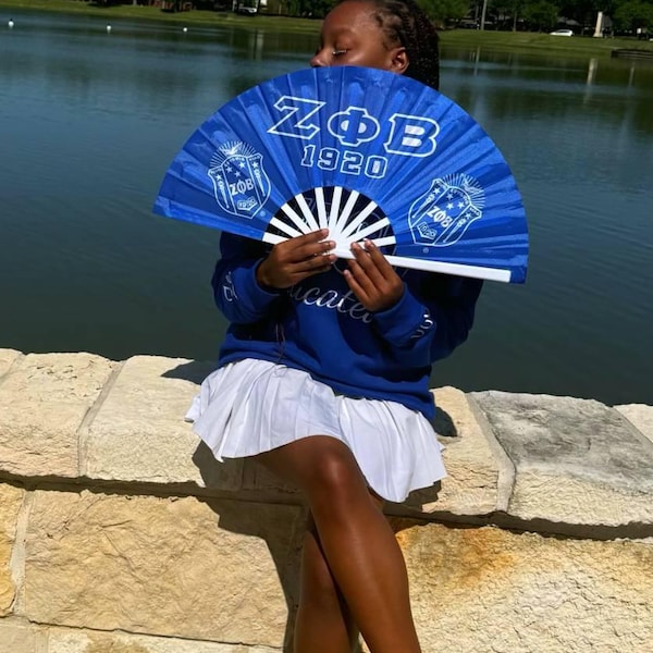 Larger Size - Zeta Phi Beta Fans - Etsy