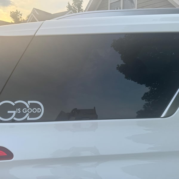 God is Good Car Decal: Christian Faith Vinyl Sticker - Etsy