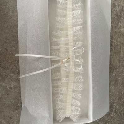 Ivory Lace Garter Set, Ivory Wedding Garter Set, Ivory Garter Set ...