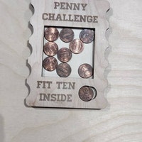 Penny Slot Box Svg Ai Laser Cut Files INSTANT DOWNLOAD - Etsy Canada