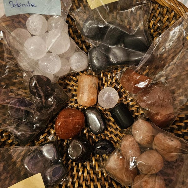 Raw Assorted Crystals & Stones, Craft Collection Mixed Rough Crystals ...