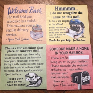 Sticky Note Pad for Mail Carriers 3 X 3 CURRENT RESIDENT Post-it® Notes ...