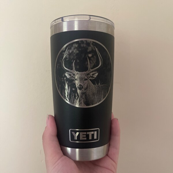 Whitetail Deer Yeti 20oz Tumbler | Insulated Tumbler | Gift for Him ...