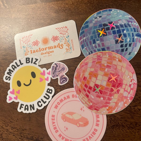 Holographic Pink Disco Ball Sticker | Mirrorball | Taylor Swift ...