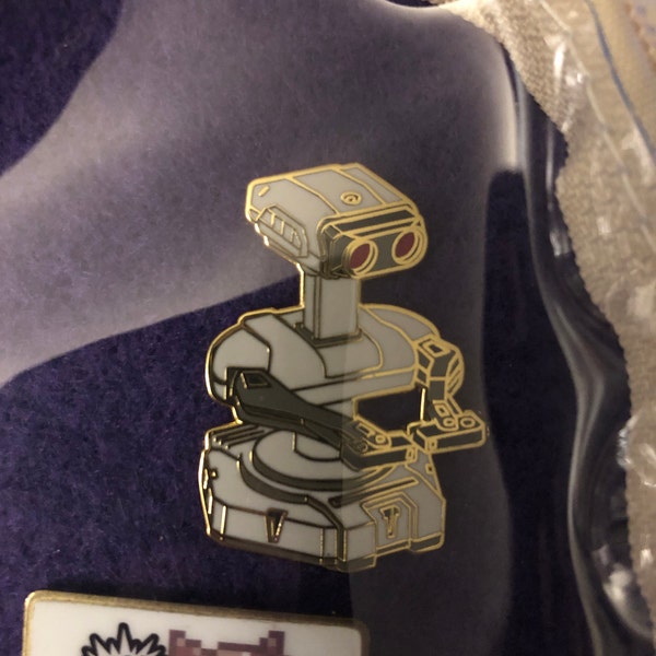 Rob the Robot - 1.5" Hard Enamel Lapel Pin - Etsy