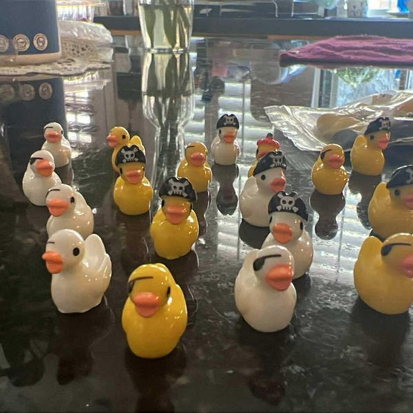 Mallard Ducks Mini Resin Ducks, Fairy Garden, Dollhouse, Trinkets, I ...