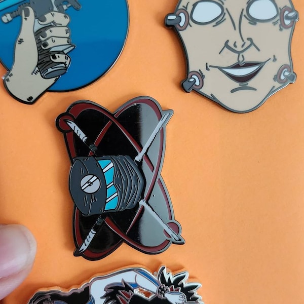 Repo the Genetic Opera Enamel Pin, Horror Movie Pin, Goth Lapel Pin ...