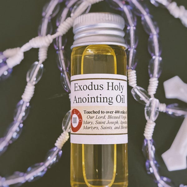 Relic Holy Anointing Oil (can Be Touched to Over 600 Relics of Our Lord ...