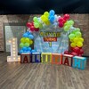 Arch Custom Text Party Banner Personalized Arch Backdrop - Etsy