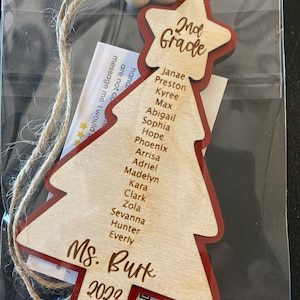 Baby's First Christmas Ornament Baby Shower Gift Stats Name Tag ...