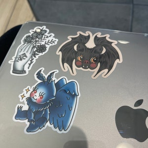 Vintage Kewpie Bat Sticker, Halloween Kewpie, Bat Sticker, Kewpie Doll ...