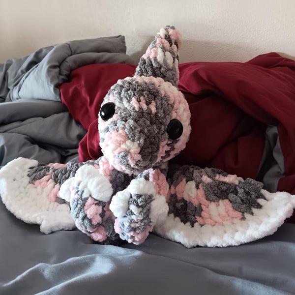 Pterodactyl Snuggler | Dinosaur | PDF Crochet Amigurumi Pattern - Etsy