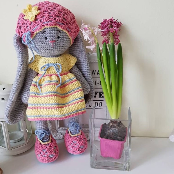 Clothes Bunny Toy CROCHET PATTERN - Outfit Melody - Outfit for Bunny ...