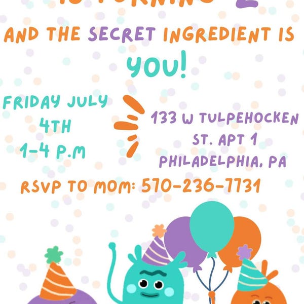 Finny the Shark Second Birthday Customized Invitation | 5x7, Super ...