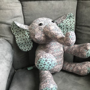 Memory Elephant // Keepsake Elephant // Custom Order Stuffed - Etsy