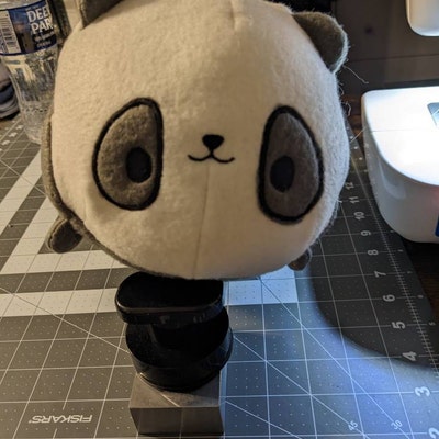 Plush Sewing Pattern PDF Panda Bear Roll Plushie Kawaii Stacking Loaf ...