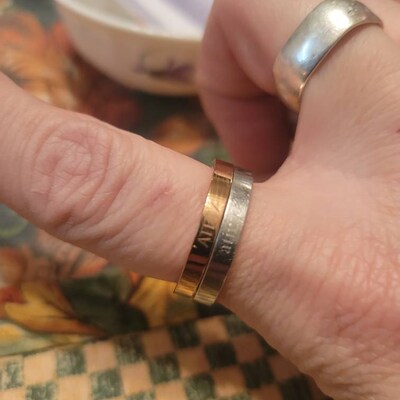 ATEEZ RING/ Personalized Ring, Kpop, Atiny, Subtle Engraved Ring ...