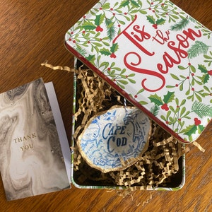 Bee Decoupage Clam Shell Gold and Pink Cape Cod Liquid - Etsy