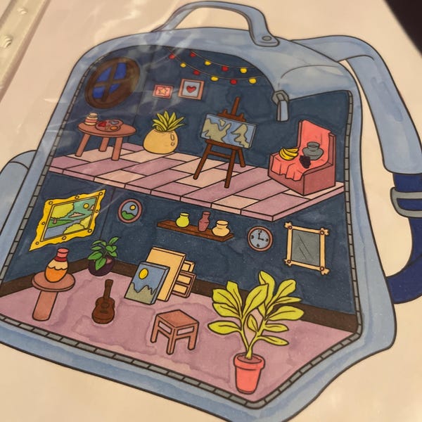 Pocket World: Miniature Worlds Coloring Book by Coco Wyo - Etsy