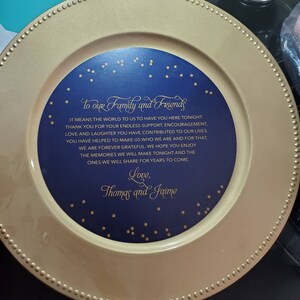 Printed Sample or Sets of 50 Custom Printed Gold & White | Etsy