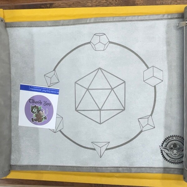 Personalized Chonky Dice Scroll, Dice Case, Roll Mat, D&D, TTRPG ...
