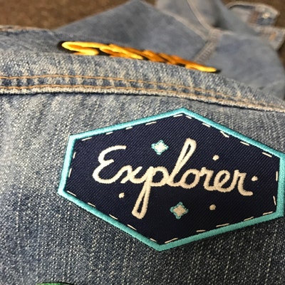 Explorer Patch Glow in the Dark Iron-on Outer Space Patches - Etsy