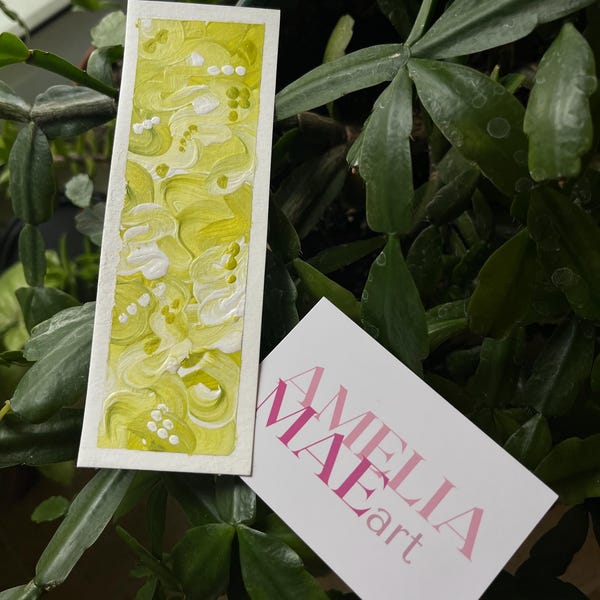 Pack of 2 Handmade Bookmarks | Hand Painted Design | Book Lover Gift ...