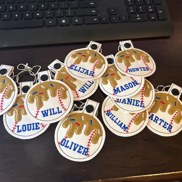 Softball Cursive Name & Number Bag Tags, Personalized Softball Green ...