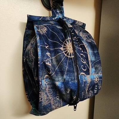 Folded Zip Pouch Canvas Bag Sewing Pattern Tote PDF Pattern 3 Sizes - Etsy