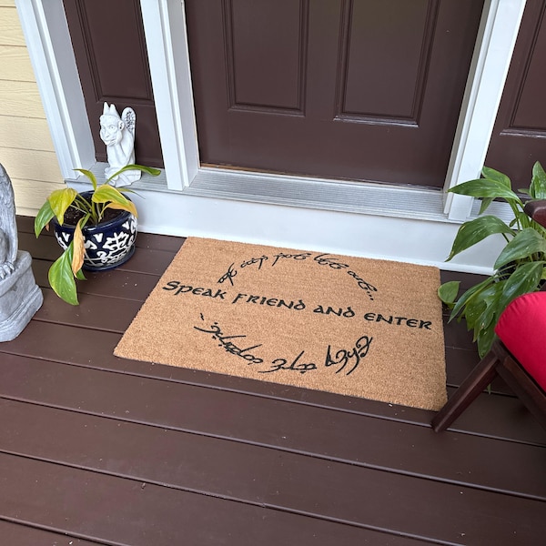 Doormat Hippity Hoppity Get off My Property, Funny Doormat, Funny Gift ...