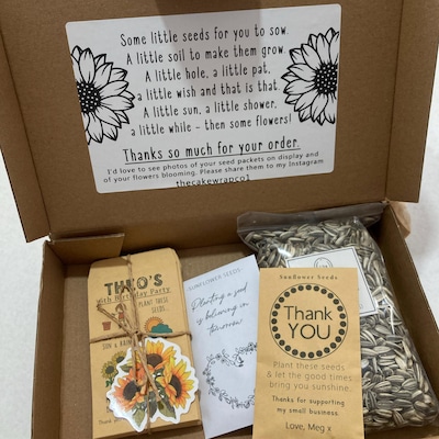 Custom Printable Seed Packet, Seed Envelope, Printable Seed Packet ...