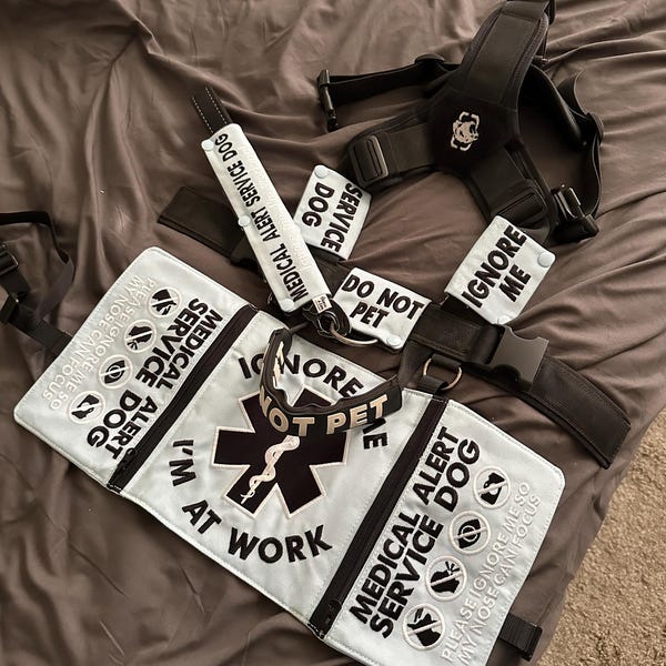 Vest adjustable Size, i'm Deaf and Partially Sighted, Light Weight Sd ...