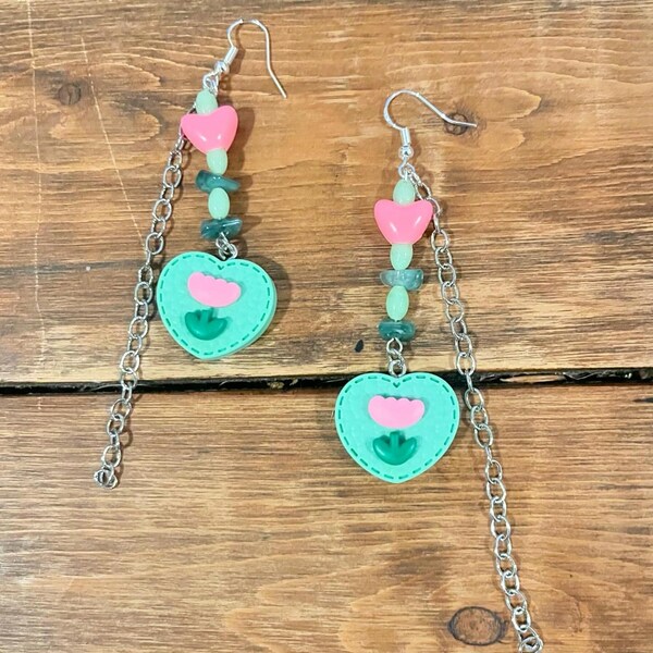 2pc, 6pc or 10pc Mini Clear Standing Rabbit Charm easter Bunny Charm ...