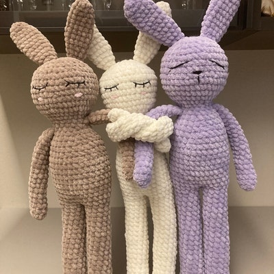 Crochet Sleepy Bunny Pattern, Easter Bunny Pattern, Amigurumi Sleepy ...